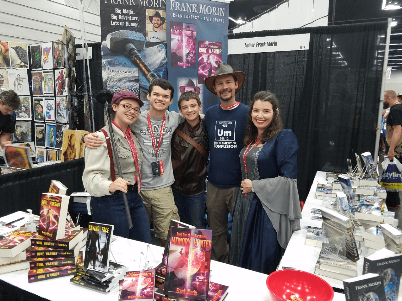 Rose City Comicon booth 2018 • Frank Morin